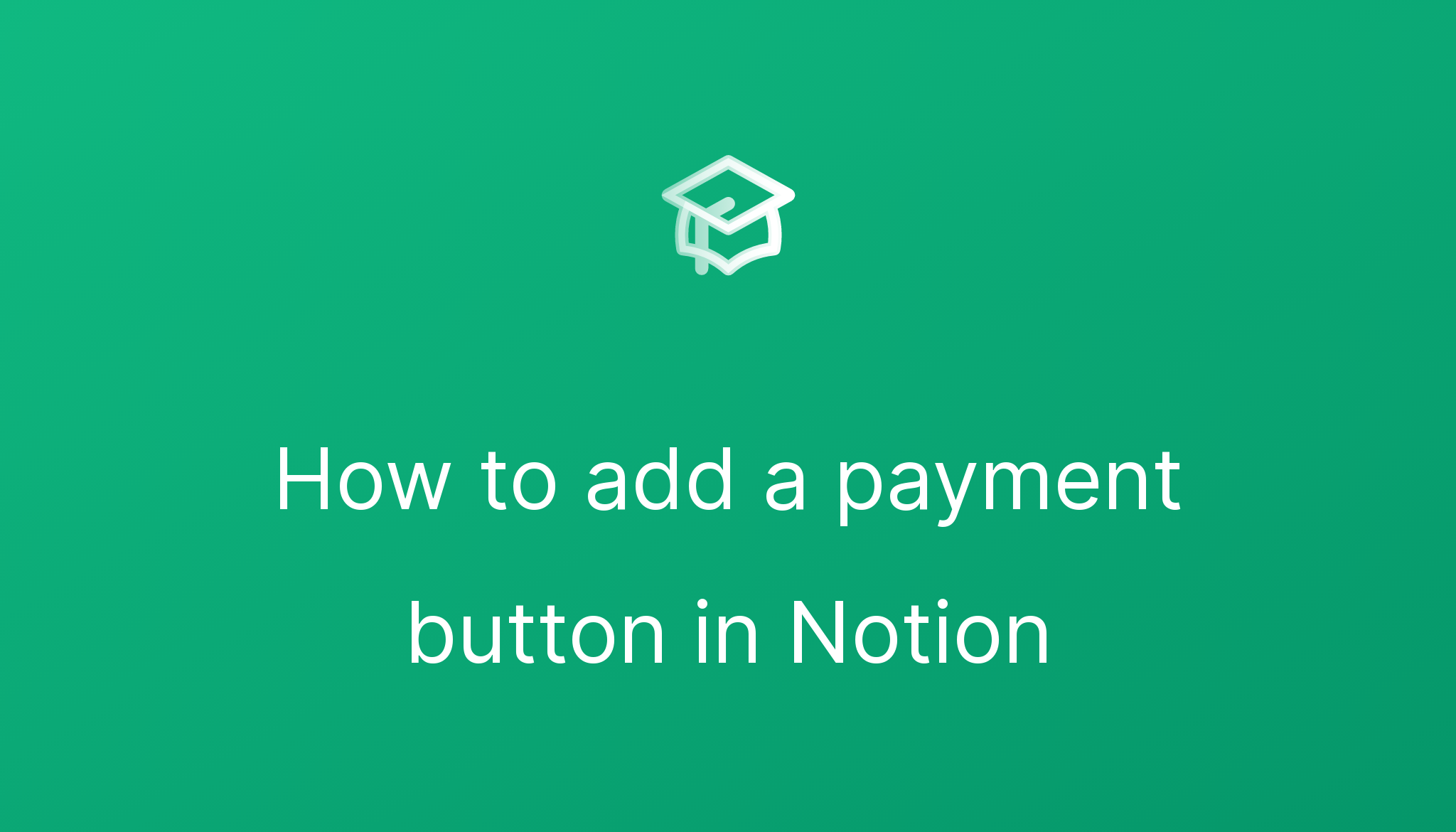 How to add a payment button in Notion | courses.so
